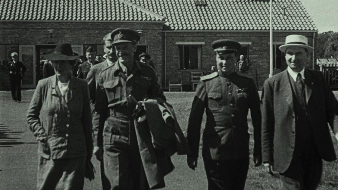 General Dewings Besøg paa Bornholm | Danmark på Film